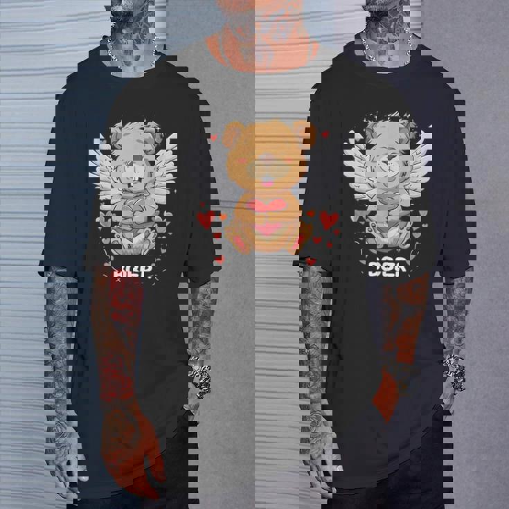 Cute Bober BóBr Kurwa Internet Meme Valentine's Day Beaver T-Shirt ...