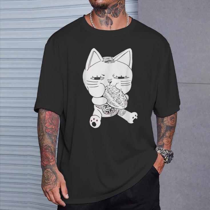 Dandadan Cat Turbo-Granny Cute Anime Manga Cat Costume T-Shirt - Seseable