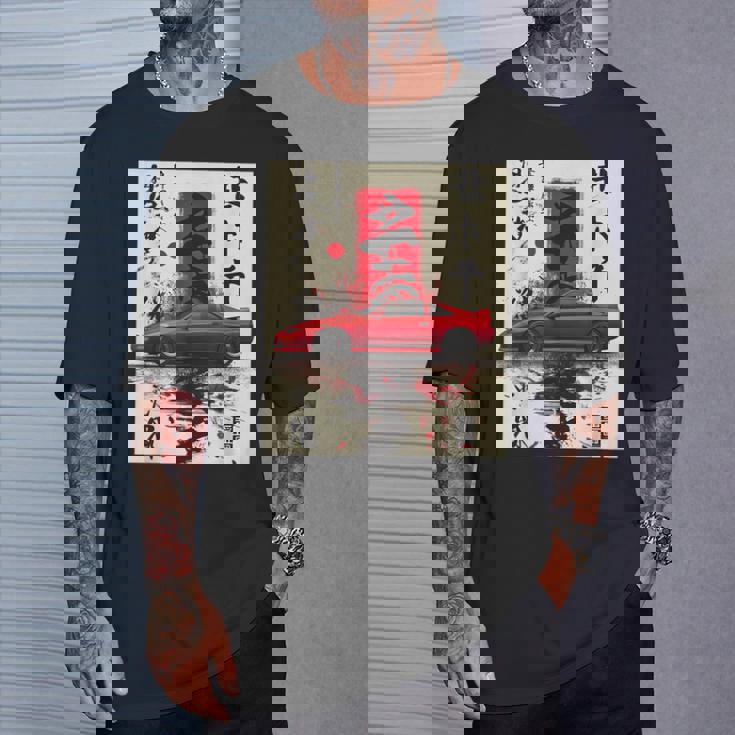 JDM Drift Car Scene 300ZX Tuning Import T-Shirt - Monsterry