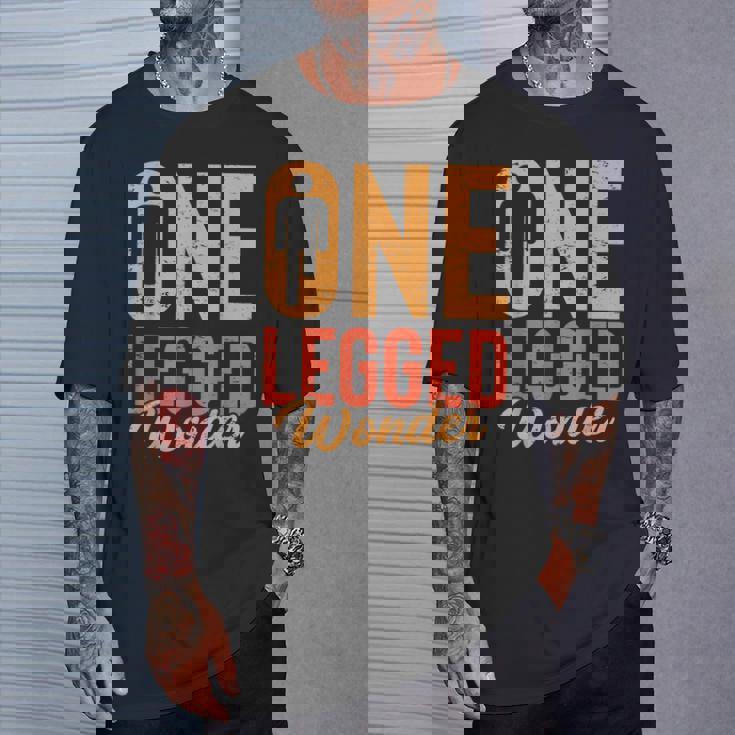 One Legged Wonder Leg Amputee Prosthetic Handicap T-Shirt - Monsterry