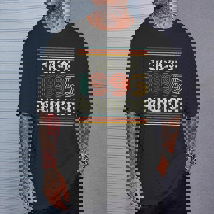 Vintage Class Of 1995 Reunion 30Th Graduation Classmate T-Shirt - Monsterry