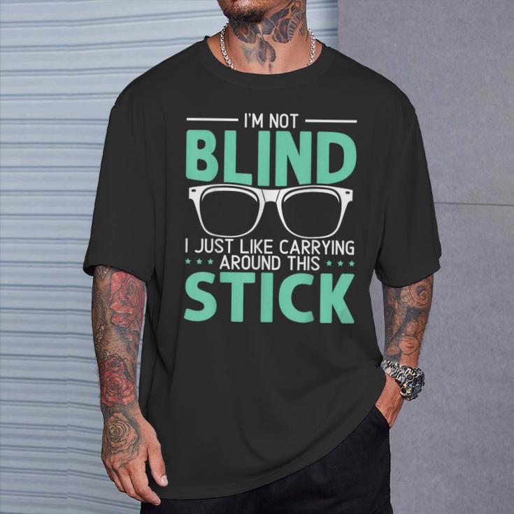 Visually Impaired Braille Visual Blind Awareness T-Shirt - Monsterry