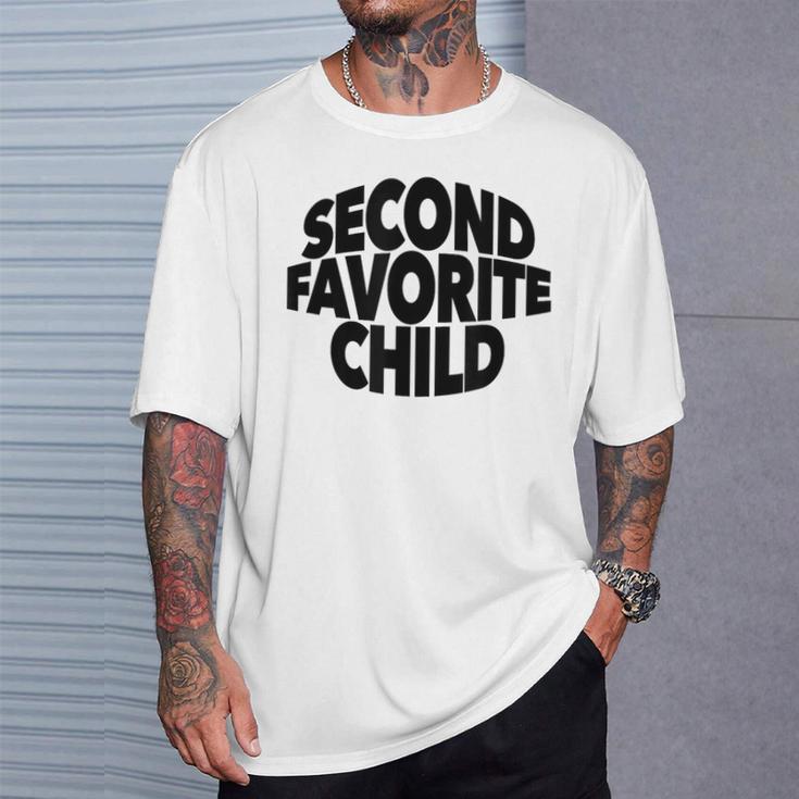2nd Second FAVORITE CHILD Funny Brother Sister Sibling Twin T-Shirt ...