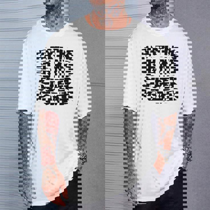 Farting Is My Super Power Fart People Habit Quotes T-Shirt - Monsterry