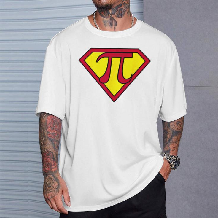 Superpi Superhero Pi Math Teacher Superpi Superhero Super Pi Camiseta ...
