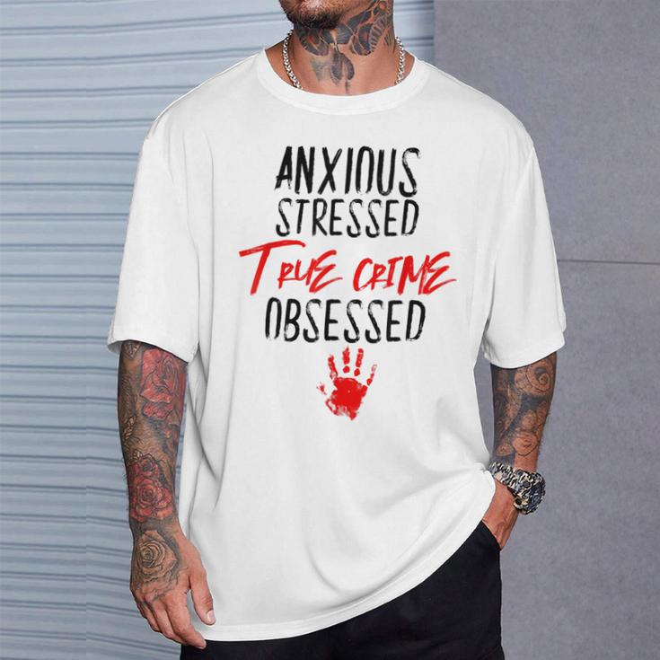 True Crime Case Files Murder Fan Serial Killer T-Shirt - Monsterry