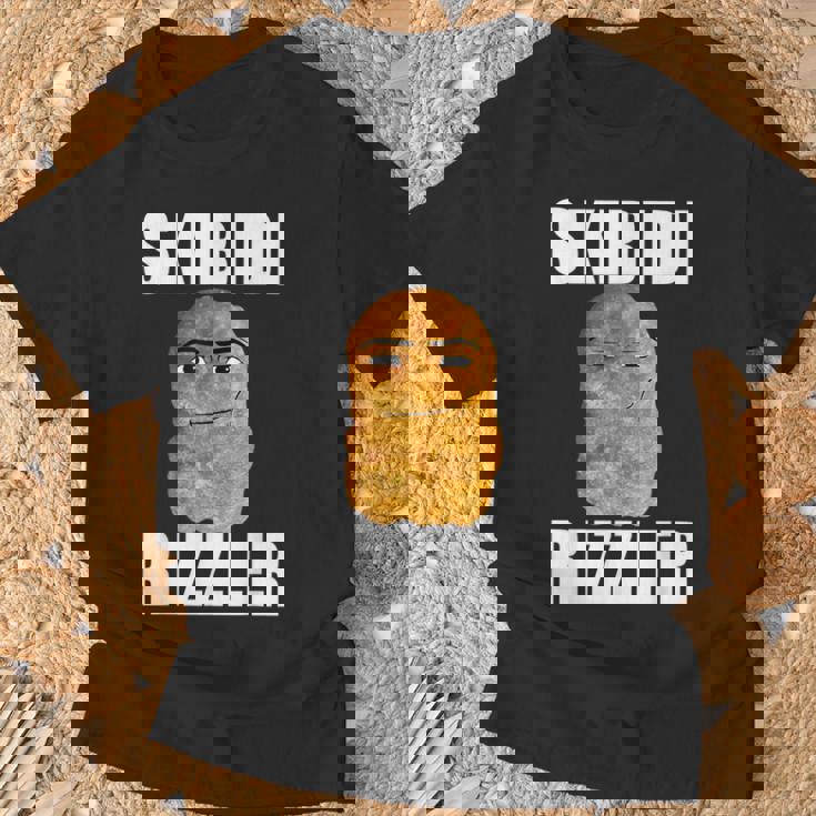 Chicken Nugget Skibidi Toilet Rizzler Internet Meme T-Shirt - Monsterry