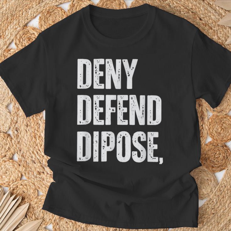 Dark Humor Boss Ceo Defend Deny Adult Like Women T-Shirt | Mazezy