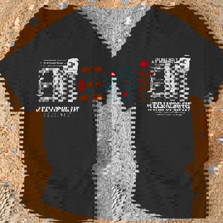 ENT Nurse Ear Nose Throat We Really Nose Our Stuff T-Shirt - Monsterry