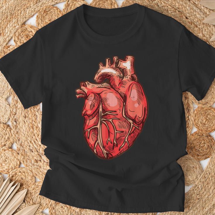 Human Body Organs Anatomy Group Costumes Heart Costume T-Shirt - Monsterry