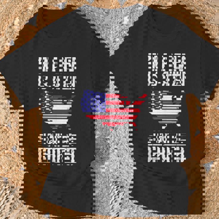 I'm A New Us Citizen American Citizenship Us Flag Usa T-Shirt | Mazezy