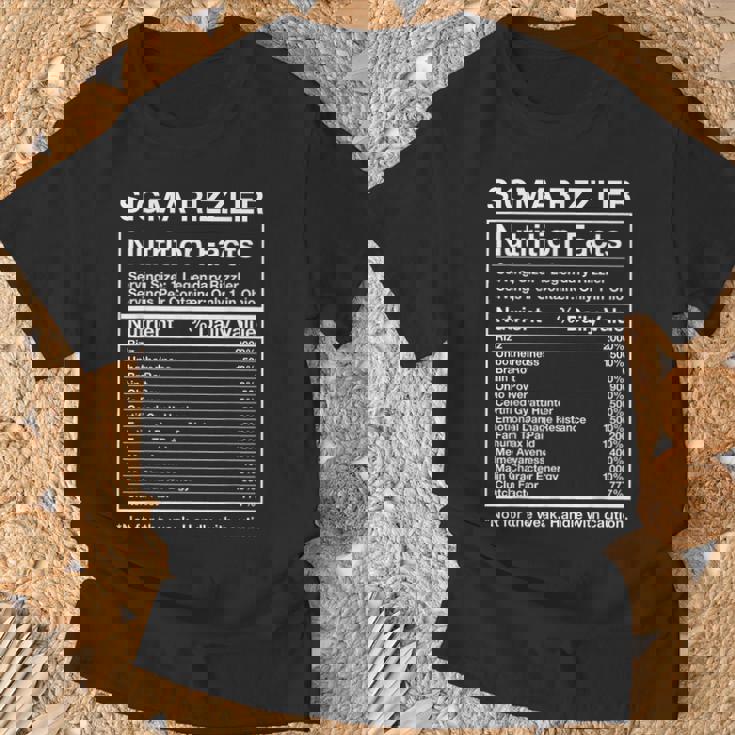 Sigma Rizzler Nutrition Facts- Rizz Brainrot Meme T-Shirt | Seseable UK