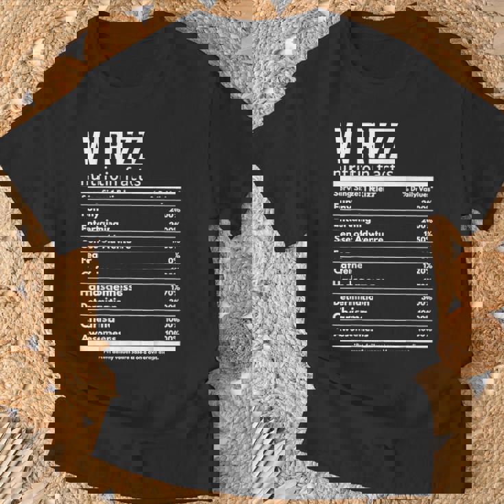 W Rizz Nutrition Facts Meme Rizzler Internet Memes Gen Z Men T-Shirt ...