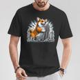 Corgizilla Dog Monster Movie Meme Corgi Graphic Kaiju T-Shirt - Thegiftio